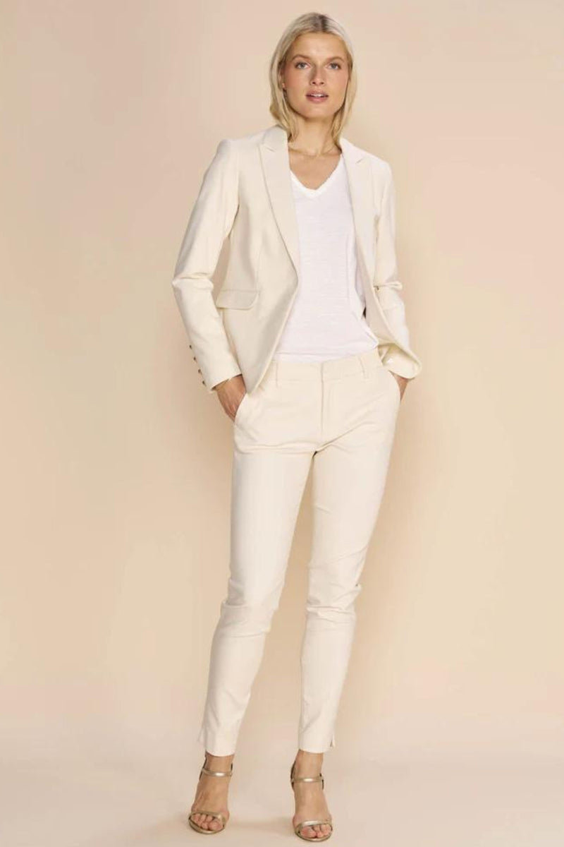 MOS MOSH AUSTRALIA Blake Night Suit Blazer - Ecru Cream White – Smoke ...