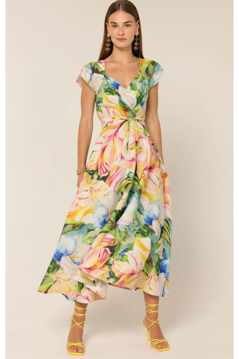 SACHA DRAKE STOCKISTS Dahlia Midi Dress - Watercolour Floral – Smoke ...
