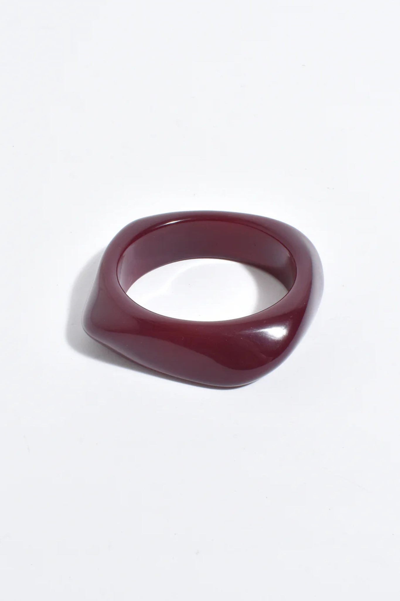 ADORNE STOCKISTS Resin Stacking Bangle - Burgundy – Smoke & Mirrors ...