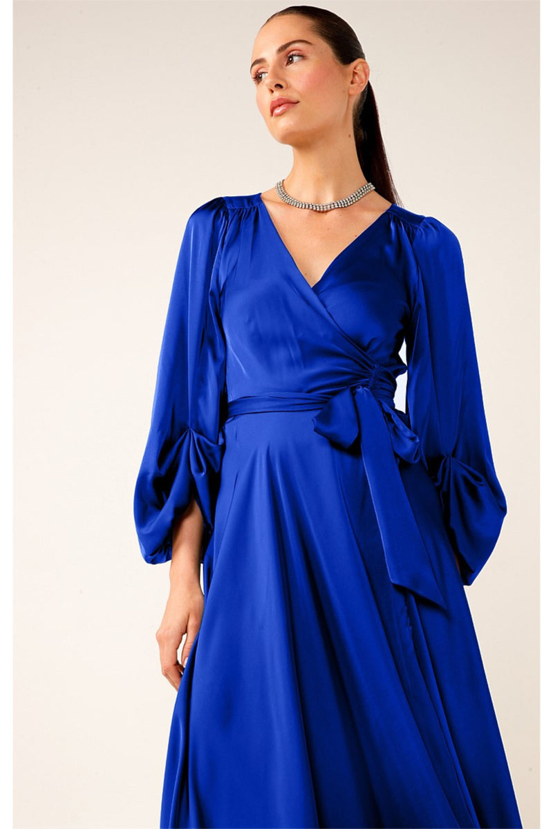SACHA DRAKE STOCKISTS Dimmi Wrap Dress - Royal Blue – Smoke & Mirrors ...