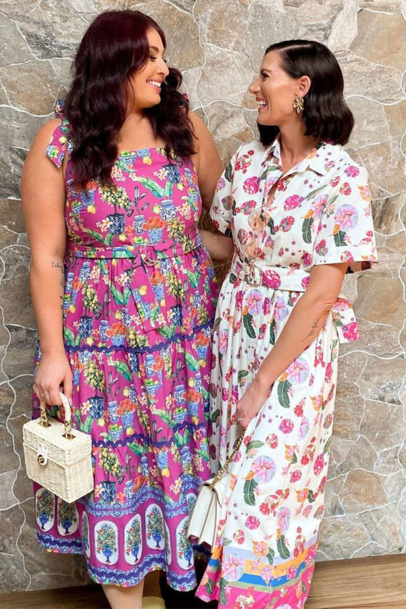 EMILY LOVELOCK AUSTRALIA D855-05 Limoncello Dress Orchid – Smoke ...