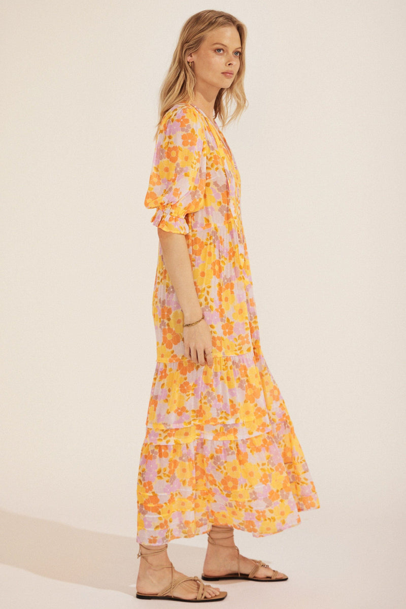 AUGUSTE THE LABEL Roxanne Whitney Maxi Dress - Yellow – Smoke & Mirrors ...